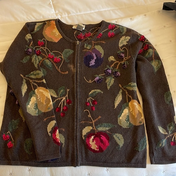 Talbots | Sweaters | Vintage Talbots Zip Front Cardigann | Poshmark